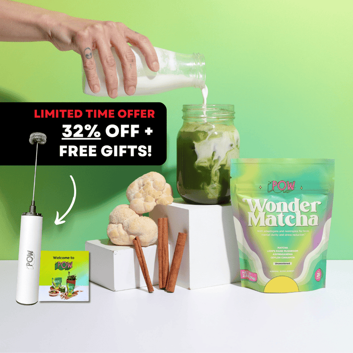 How To Make A Mushroom Matcha Latte – Pow