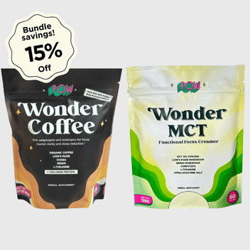 Pow | Mushroom Matcha and Mushroom Coffee